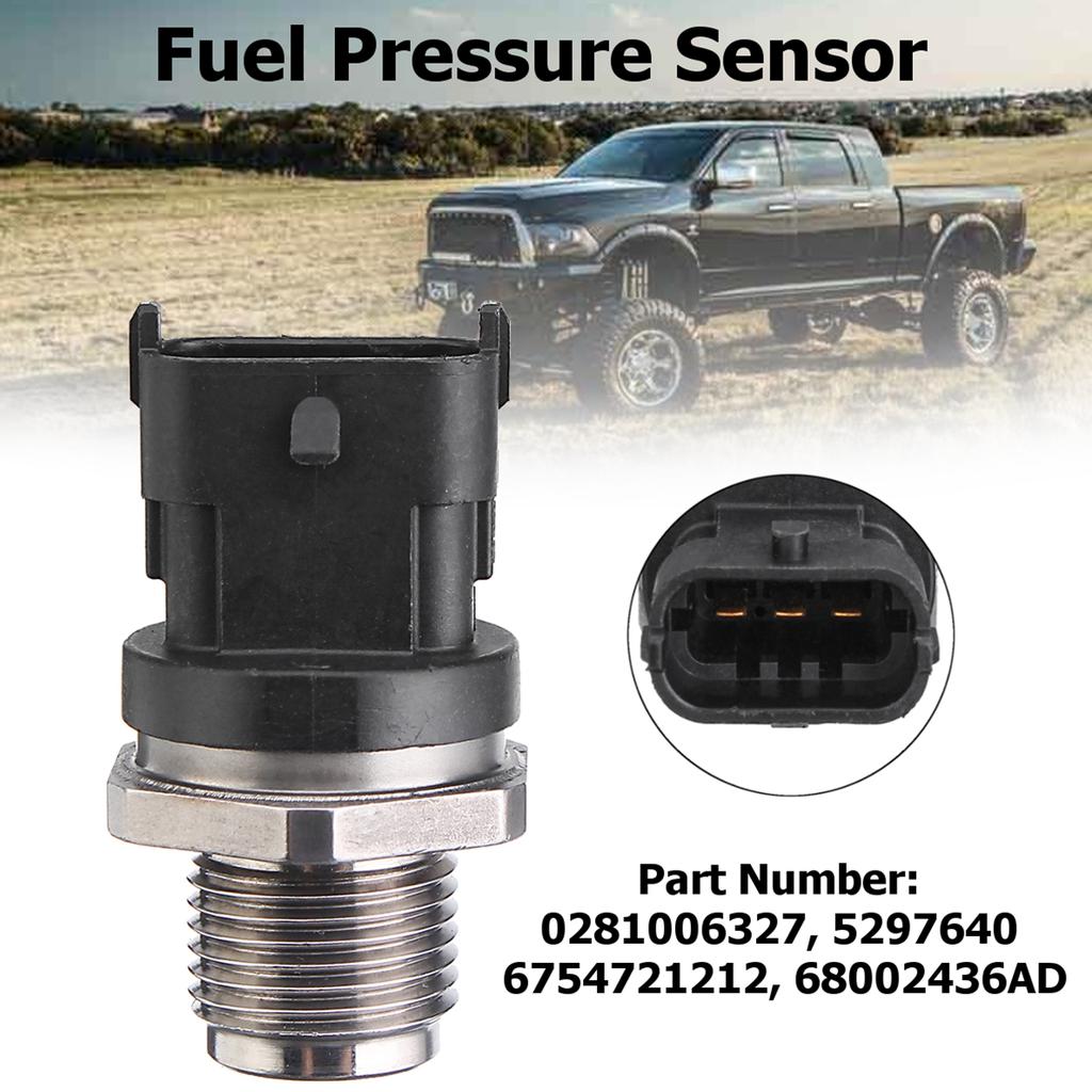 6.7L Fuel Rail Pressure Sensor For Dodge Ram 2500 3500 Cummins 2007 ...