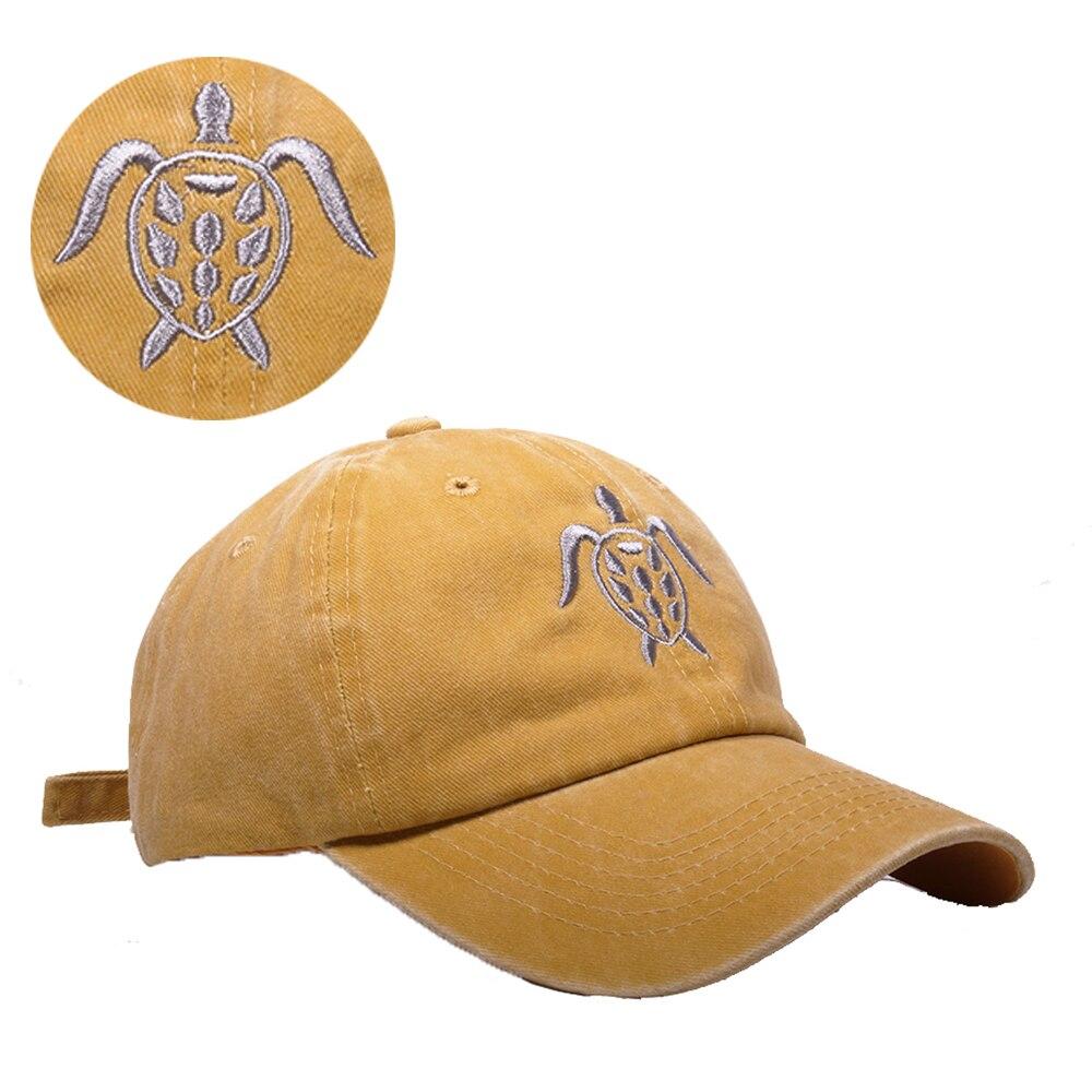 Buy Men 'S Baseball Cap Women 'S Summer Hat Snapback Turtle Embroidery ...