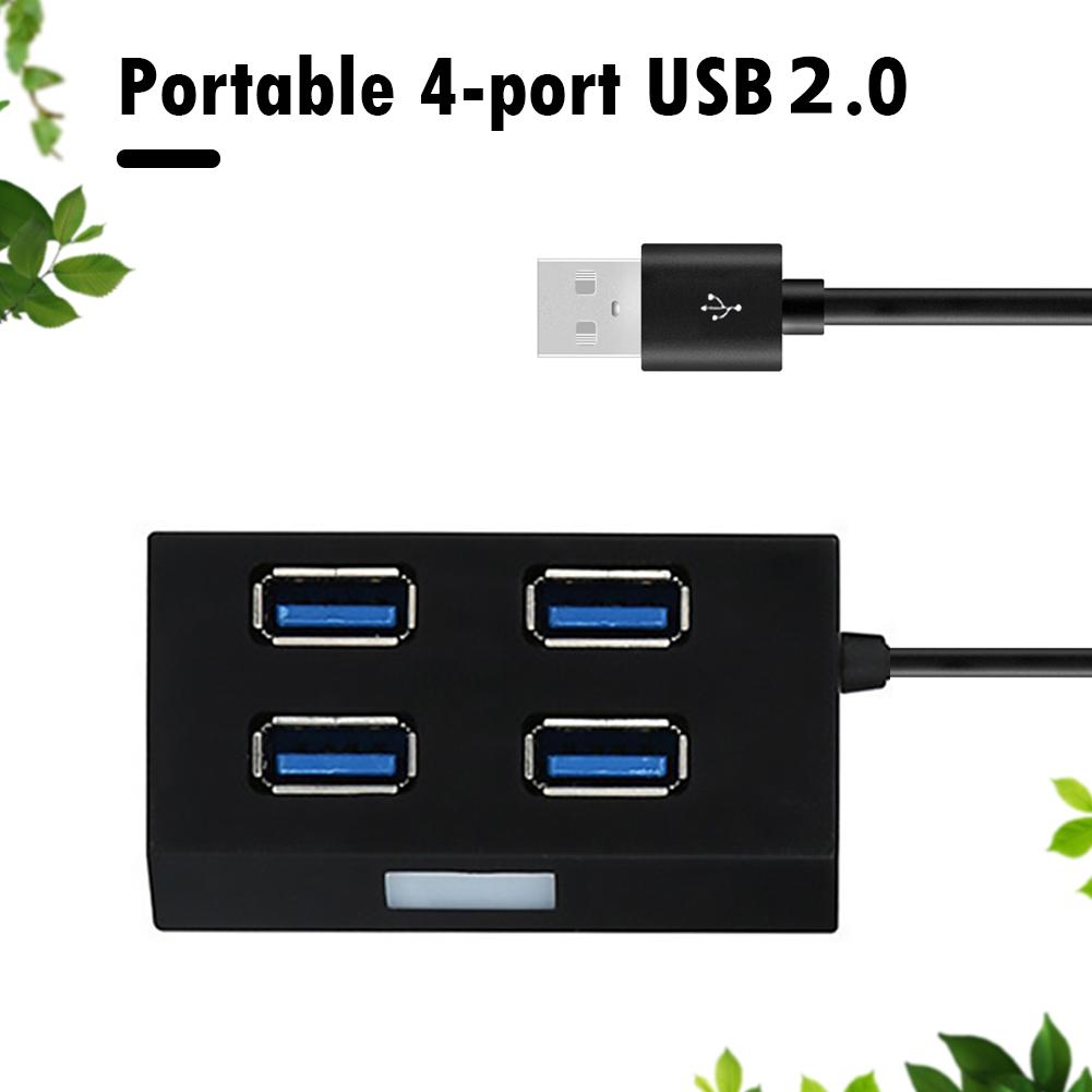 Buy 4 Ports USB 2.0 HUB Splitter Adapter External Converter for Desktop ...