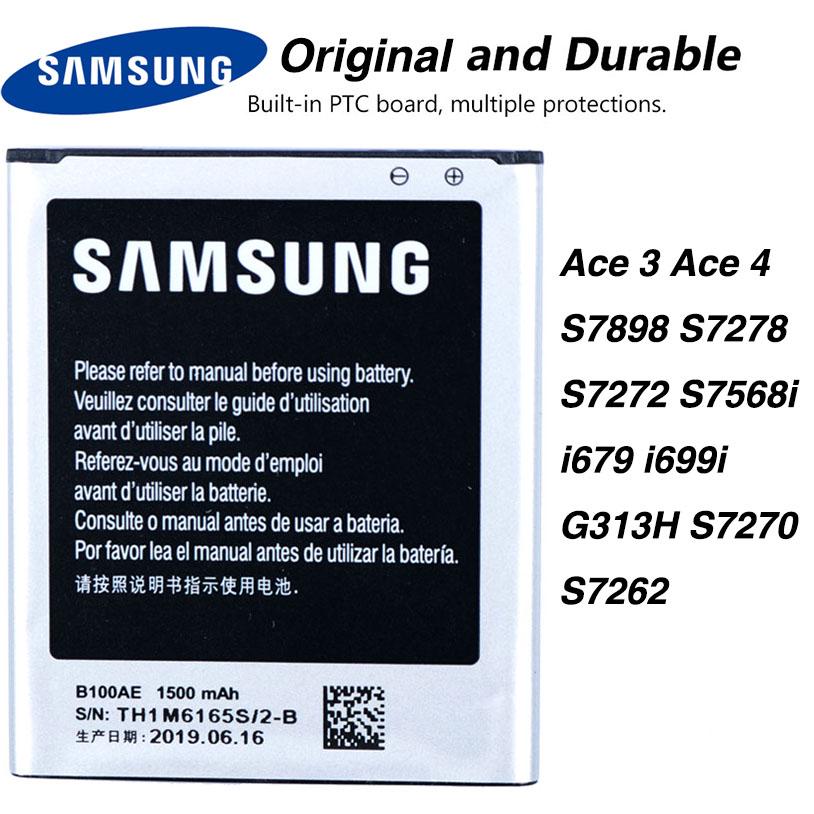 Original High Quality B100AE Battery For SAMSUNG Galaxy Ace 3 Ace 4 ...
