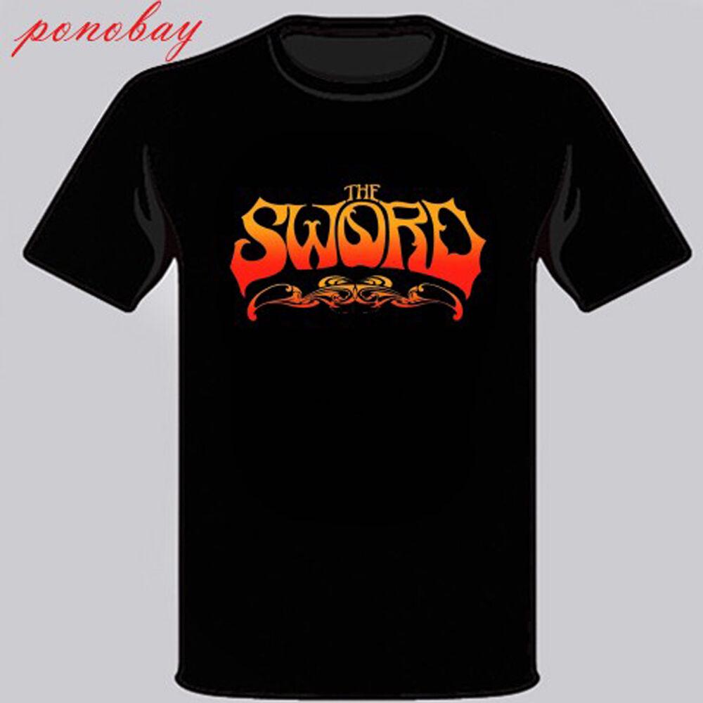 Buy The Sword Heavy Metal Band Logo Mens at affordable prices — free ...