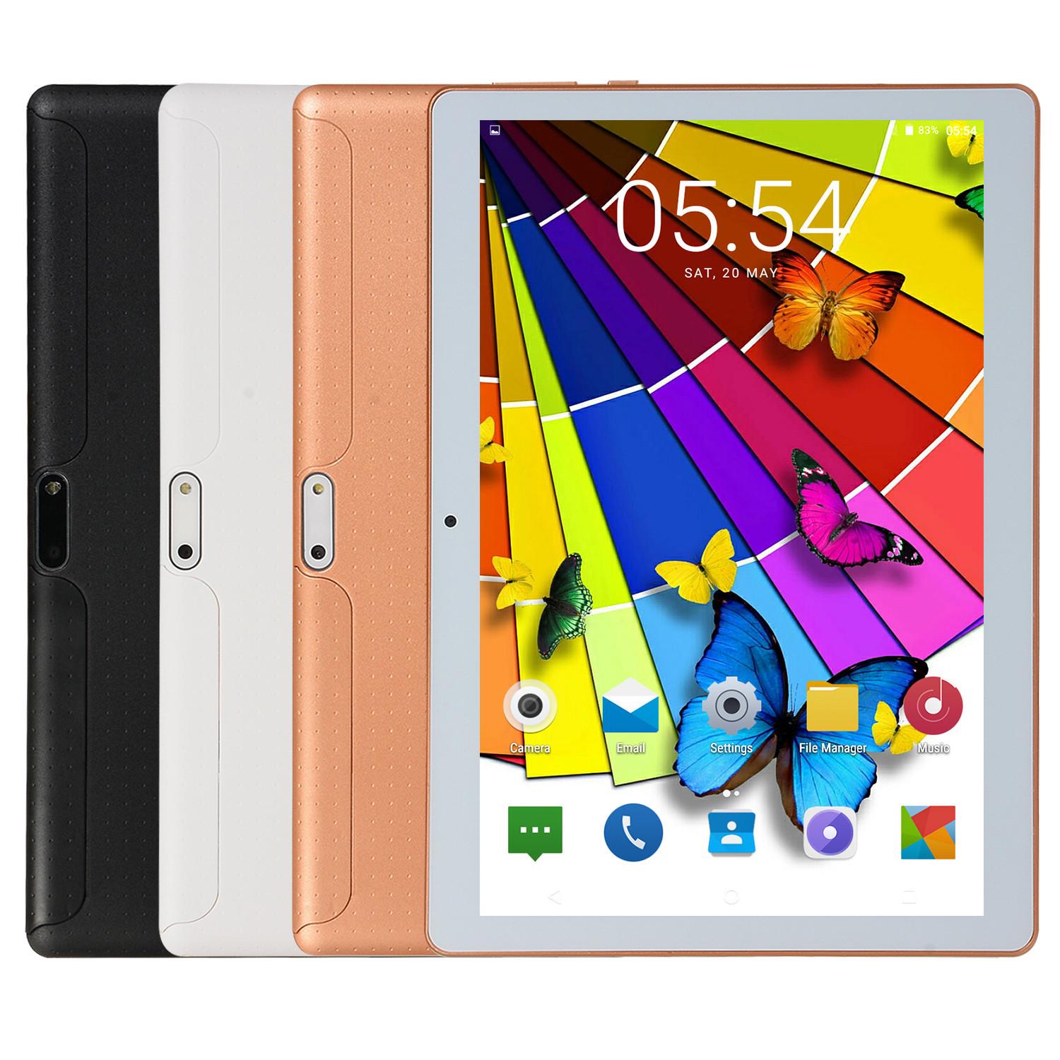 Novo Tablet 10 Core RAM 6GB ROM 128GB Dual SIM Cartão Tablets PC 10.1 ...