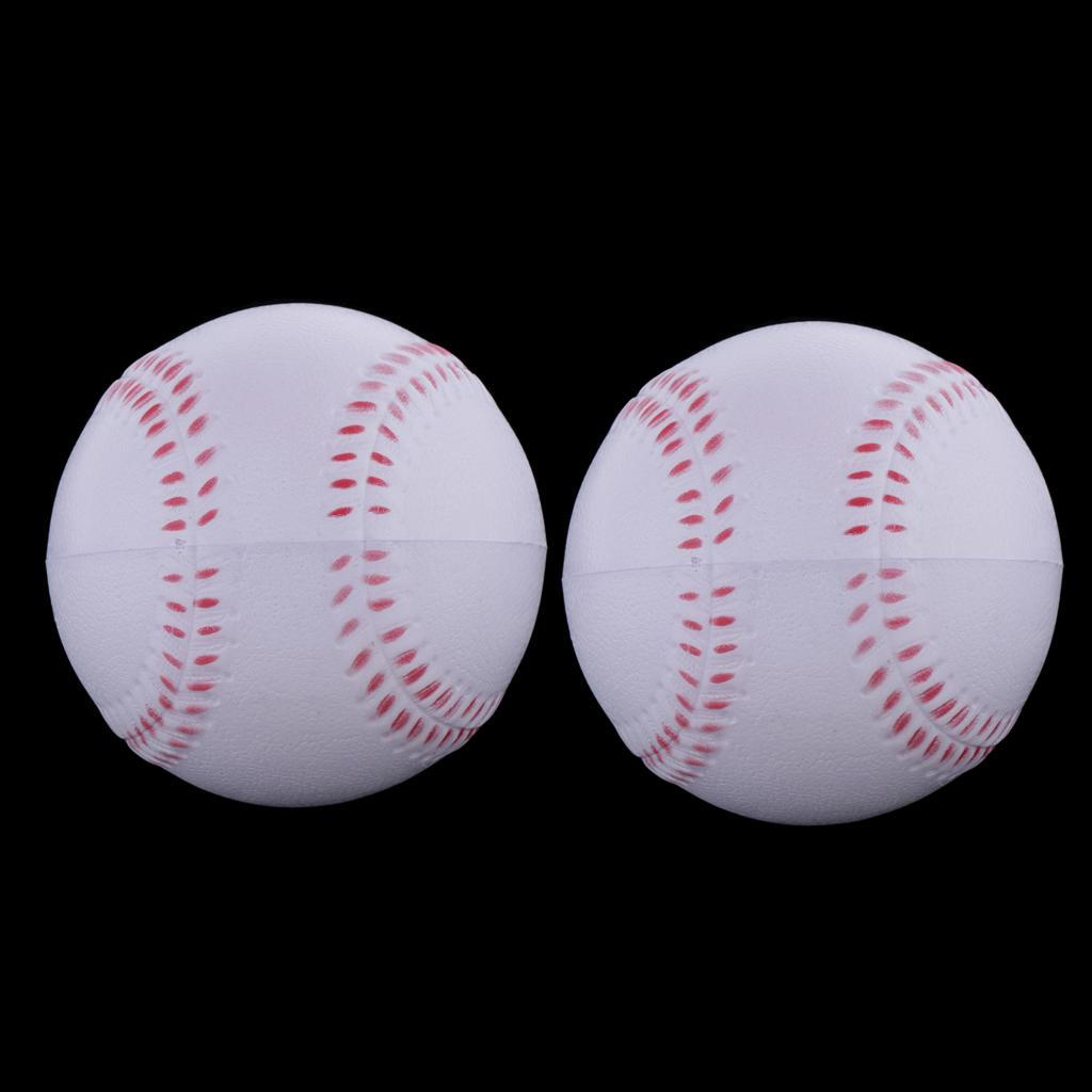 Buy 2x 3.5'' Filling Practice Softball Elastic Soft Training Baseball ...