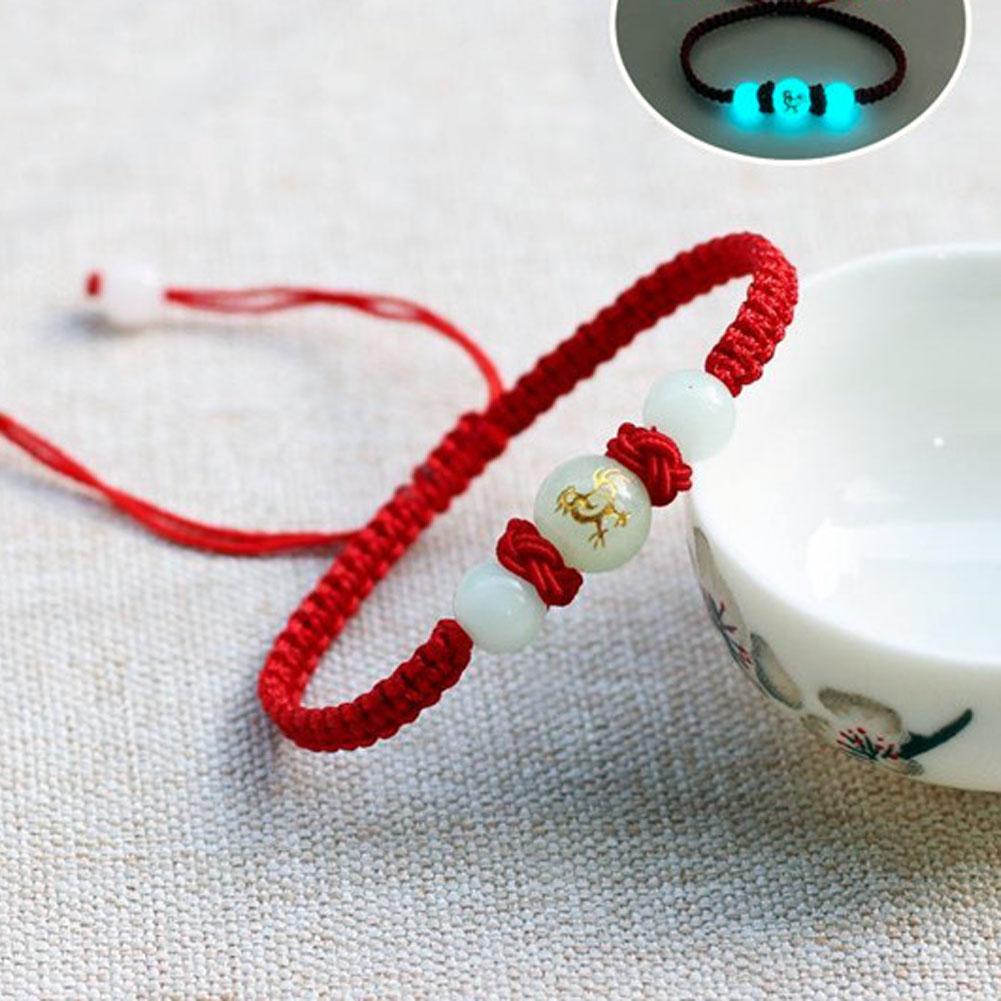 Cheap The Chinese Zodiac Red Rope Bracelet Adjustable Weaving Leather ...