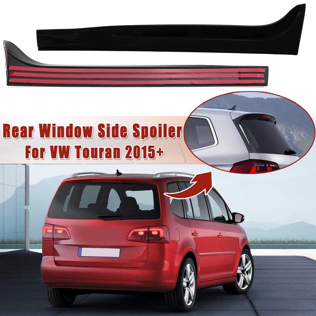 Buy 2Pcs Car Rear Window Side Spoiler Wing Lip Canard Canards Splitter ...