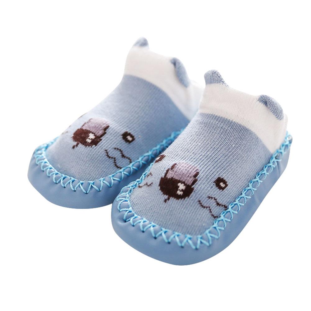 Buy Child Sleeping Sock Cartoon Cotton First Walking Sock Elastic Band ...