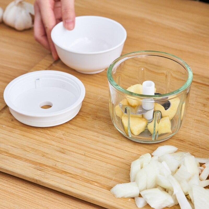 Buy Kitchen Accessories Electric Mini Garlic Food Slicer And Portable ...