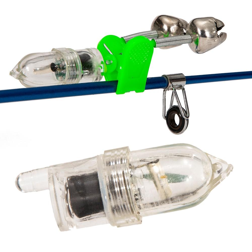 Buy Fishing LED Rod Tip Night Light Strike Glow Stick Clip Mounting ...