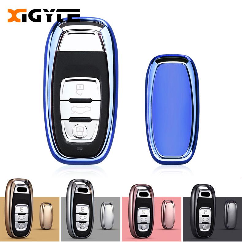 Buy TPU Car Key Cover Case Bag Fit for AUDI A4 A5 A6 B7 B8 A7 A8 Q5 Q7 ...