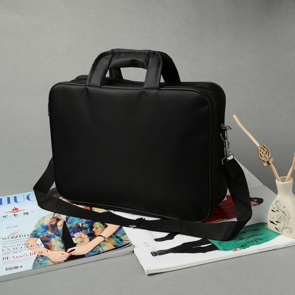 Buy New Oxford Laptop Bag Unisex Waterproof Dual Zippers Velcro Pocket ...