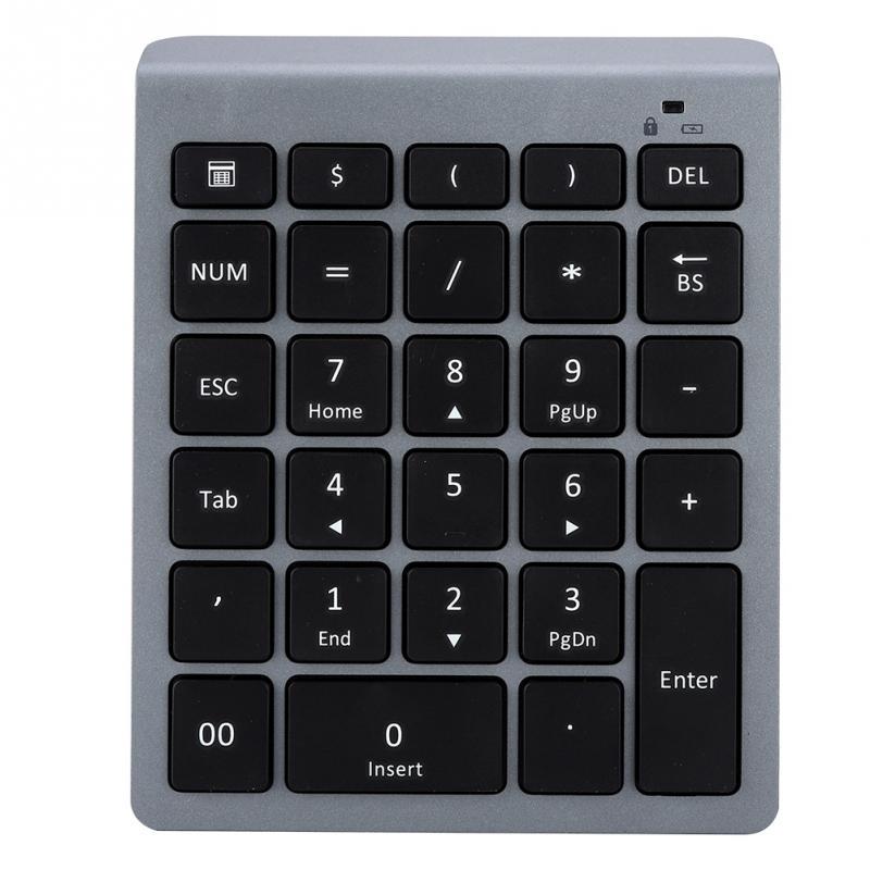 Buy 28 Keys 2.4G Mini Numpad Wireless Numeric Keypad Small Keyboard at ...