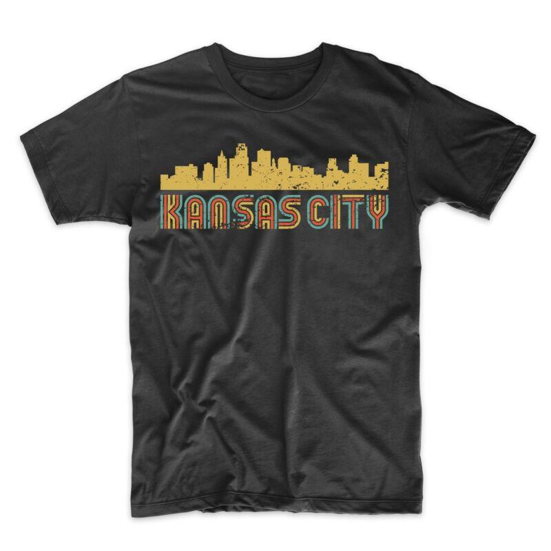 Buy Mens Kansas City Shirt Retro Vintage Style T-Shirtsummer Top T ...