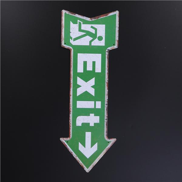 1 Pc Retro Creative EXIT Hanger Tag Direction Indicator for Supermarket ...