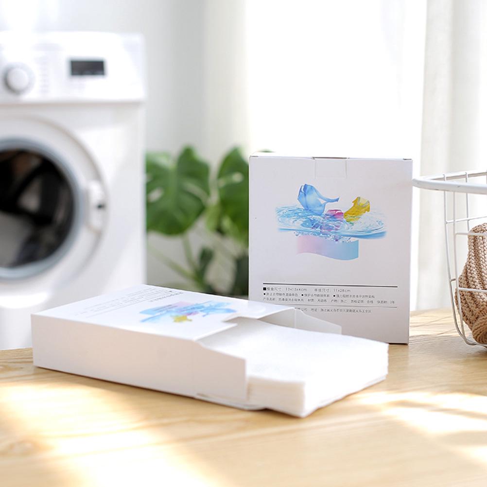 24Pcs Laundry Papers Lightweight Durable Utility Dyed Paper Laundry ...