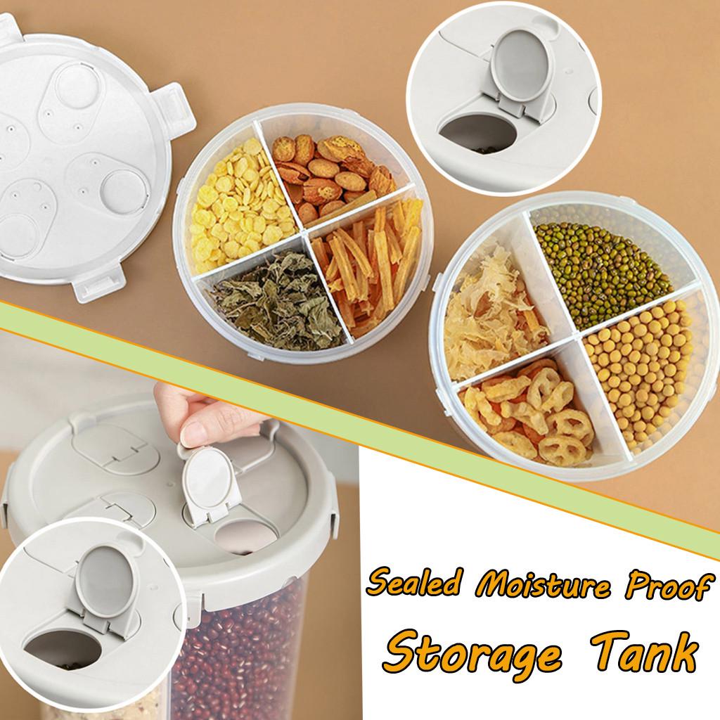 Buy Compartmentalized Sealed Fresh-Keeping Box Moistureproof Grain ...
