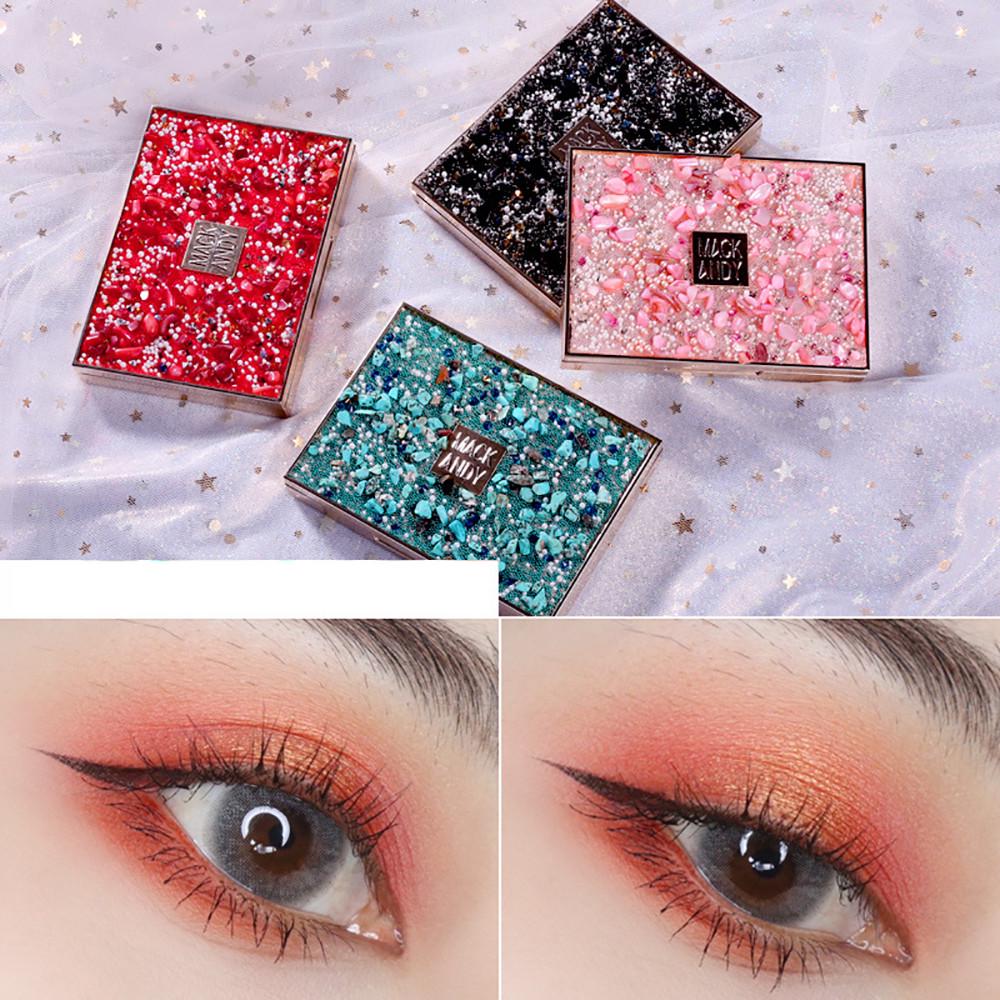 Buy 8 Color Flash Sand EyeShadow Disc Facial Makeup For Eye Shadow ...