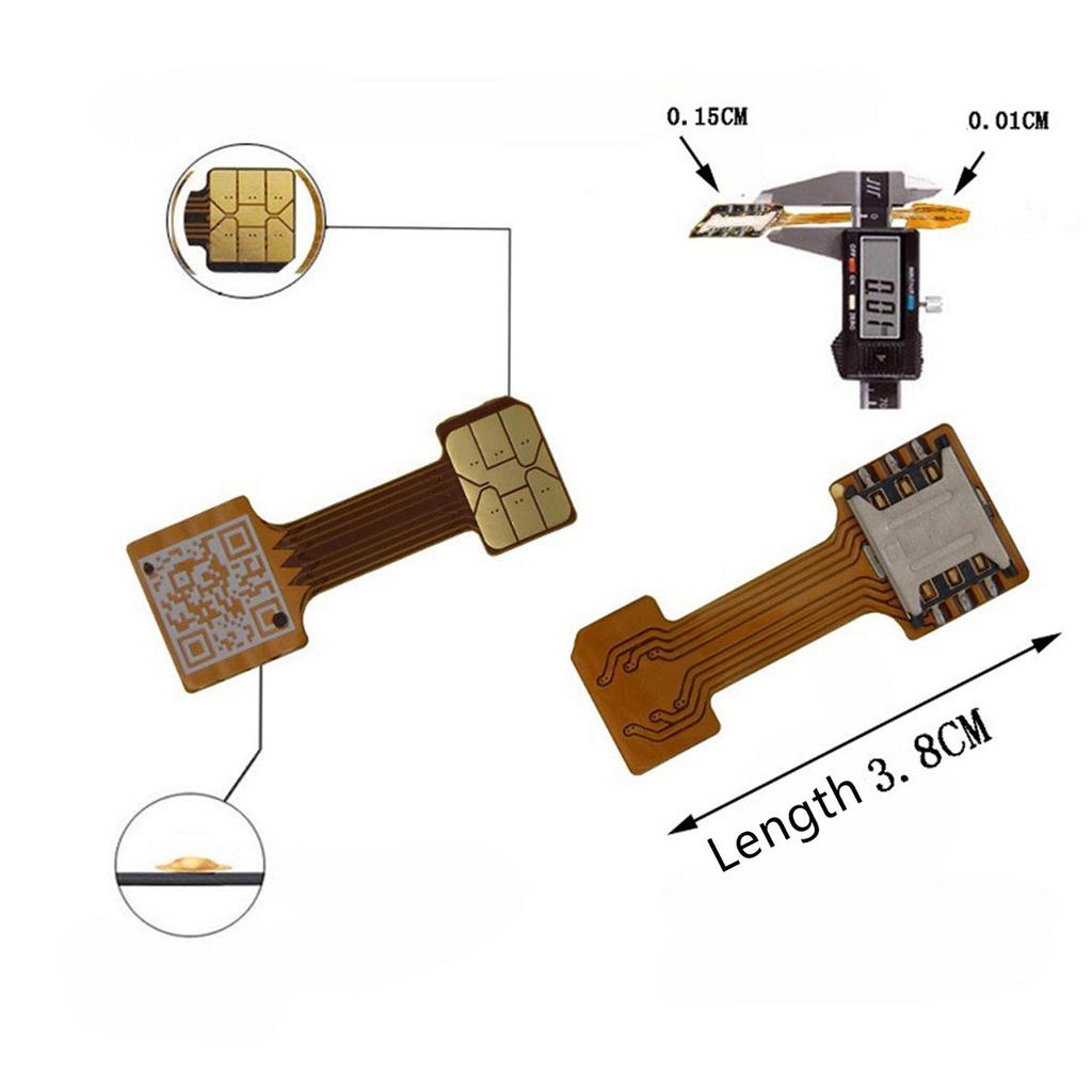 Buy Universal Hybrid SIM Card Slot Dual SIM Card Adapte at affordable ...