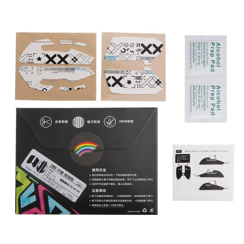 Buy 13x10mm Mouse Skin Mouse Anti-slip Tape Mouse Skates Side Stickers ...