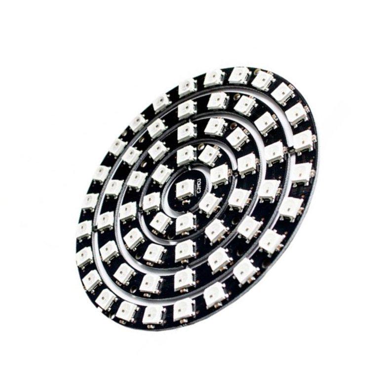 1X WS2812 5050 RGB LED Ring 24Bit RGB LED Integrated Drivers For ...