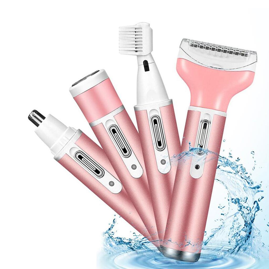 Buy AA BB Electric Razor 4 In 1 Women Cordless Ladies Shaver Painless ...