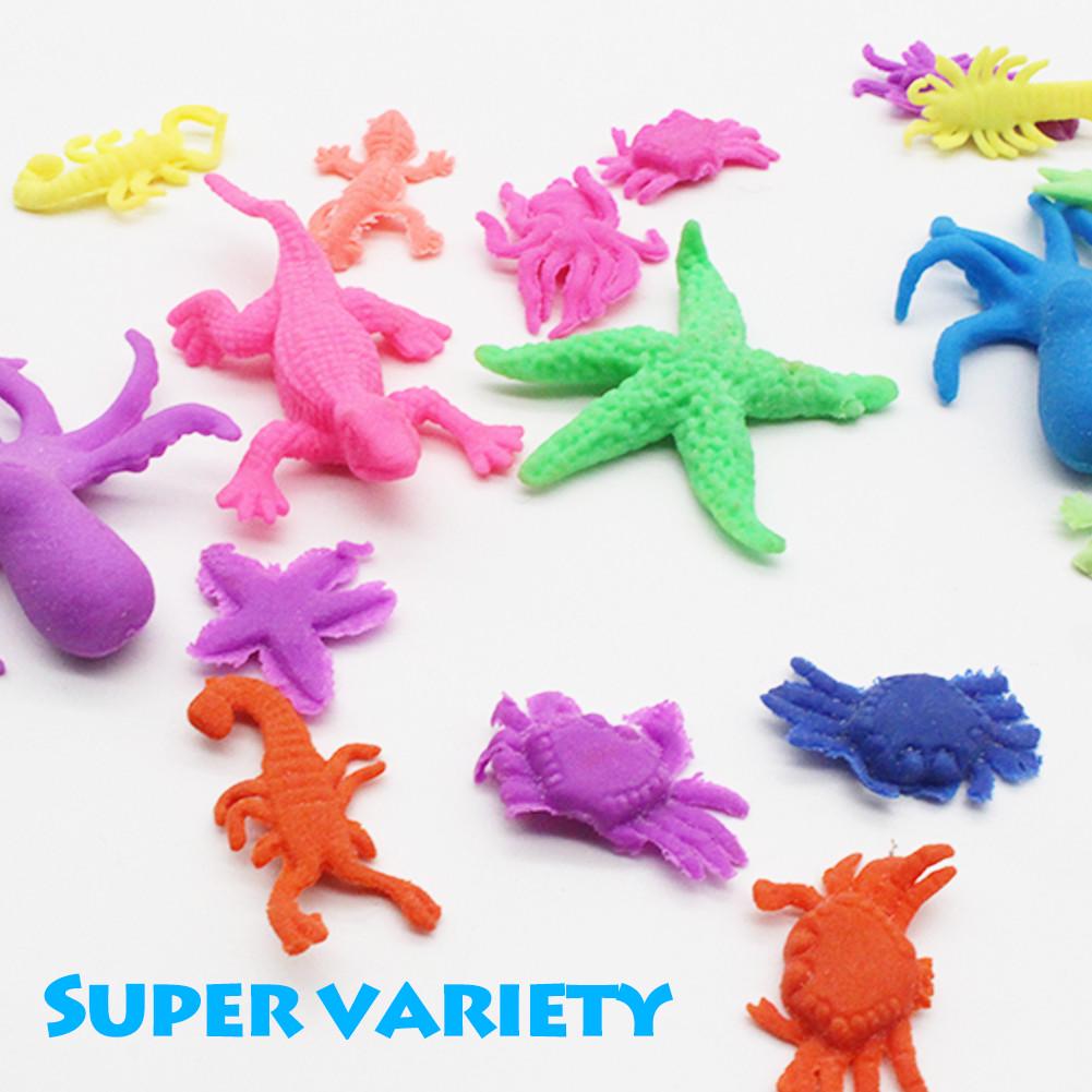 Buy 2PCS Macaroon Water Growing Sea Creatures Expandable Collection Toy ...