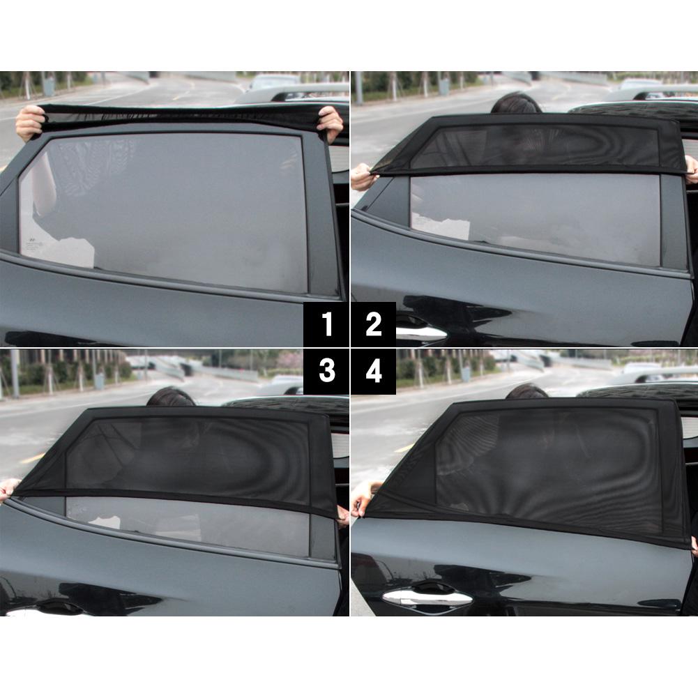 Buy 2 X Car Rear Side Window Sun Visor Shade Mesh Cover Shield Sunshade ...