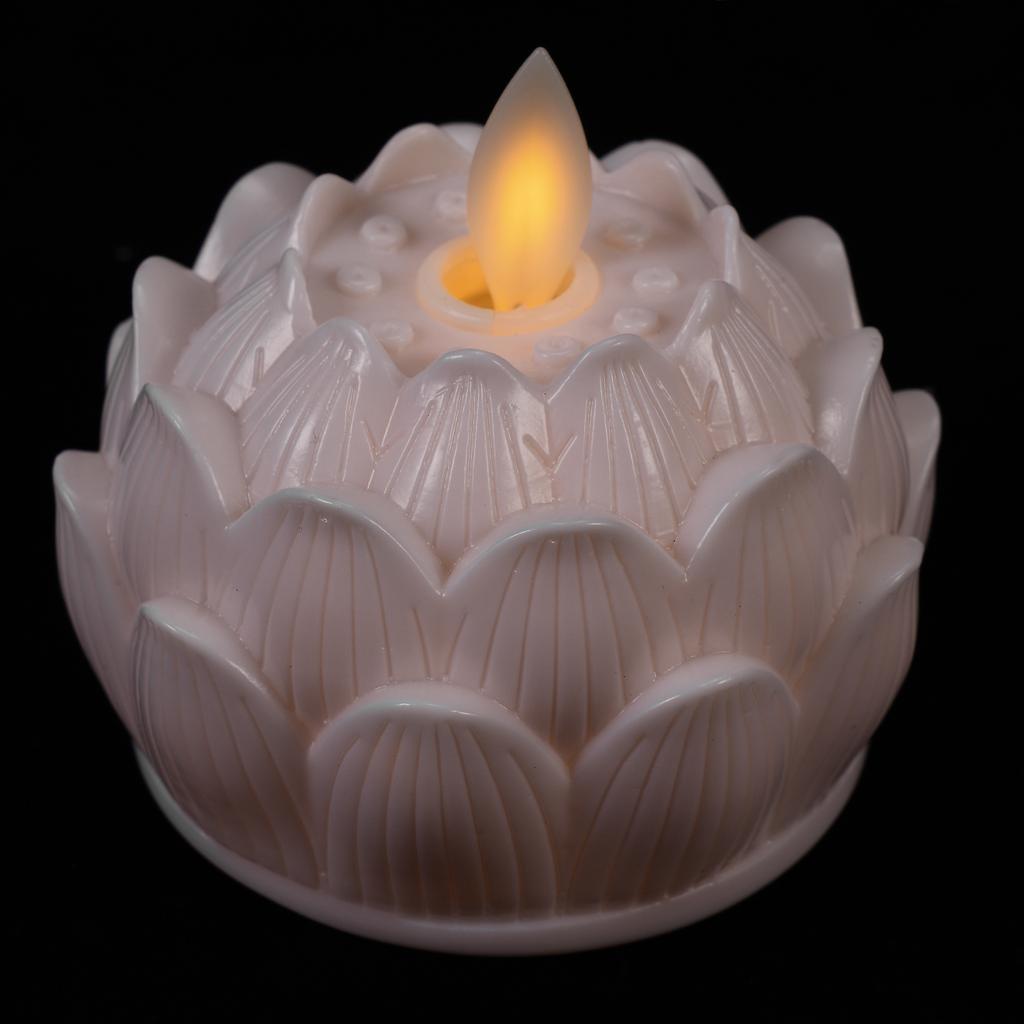 Buy 6pcs LED Buddha Lamp Lotus Design Light Attractive Blessing Lamp ...