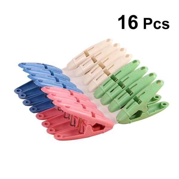 Buy 16pcs Beautiful Simple Plastic Clothespins Practical Clip Cloth Pin ...