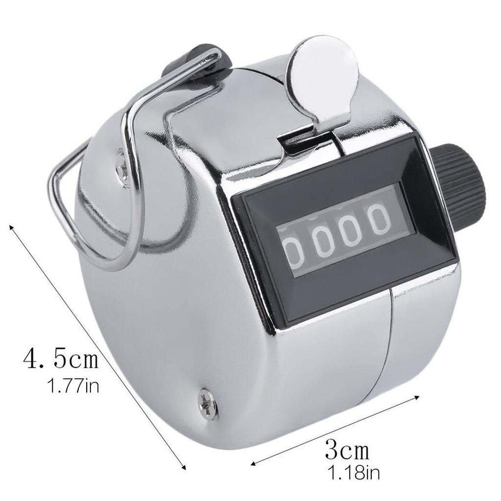 Buy Mini Press Manual Counter Metal Case Human Flow Counter Hand Press ...