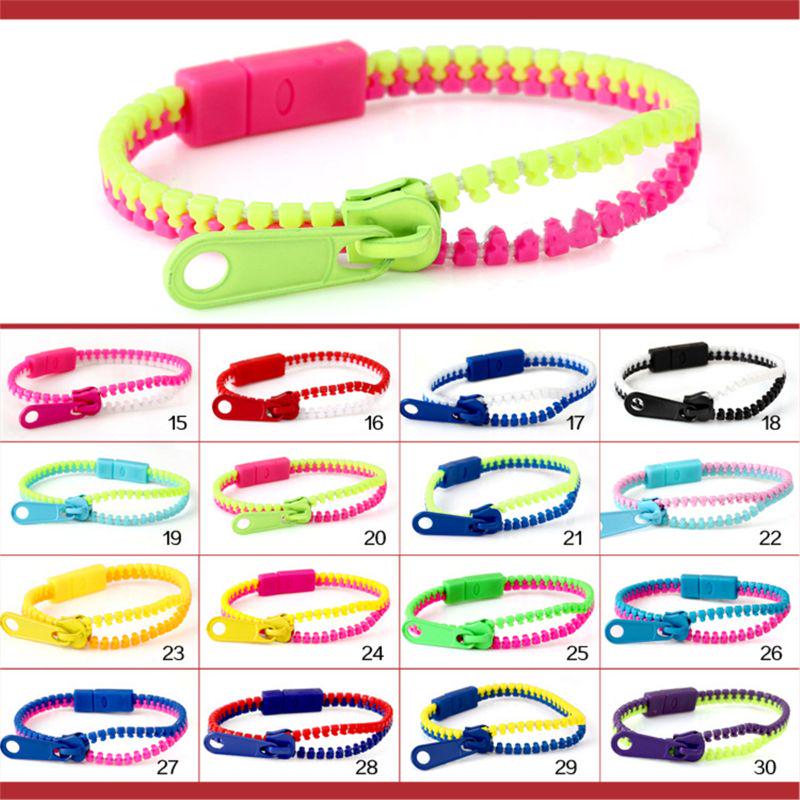 Buy 12pcs Friendship Fidget Zipper Bracelets 7.5 Inches Sensory Toys ...