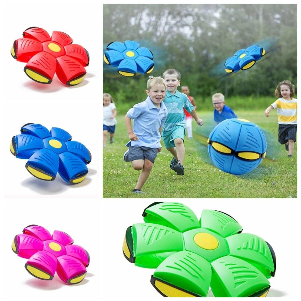 Bouncy Ball Flat Throw Disc Ball Deformable Sphere Magic Flying Disc ...