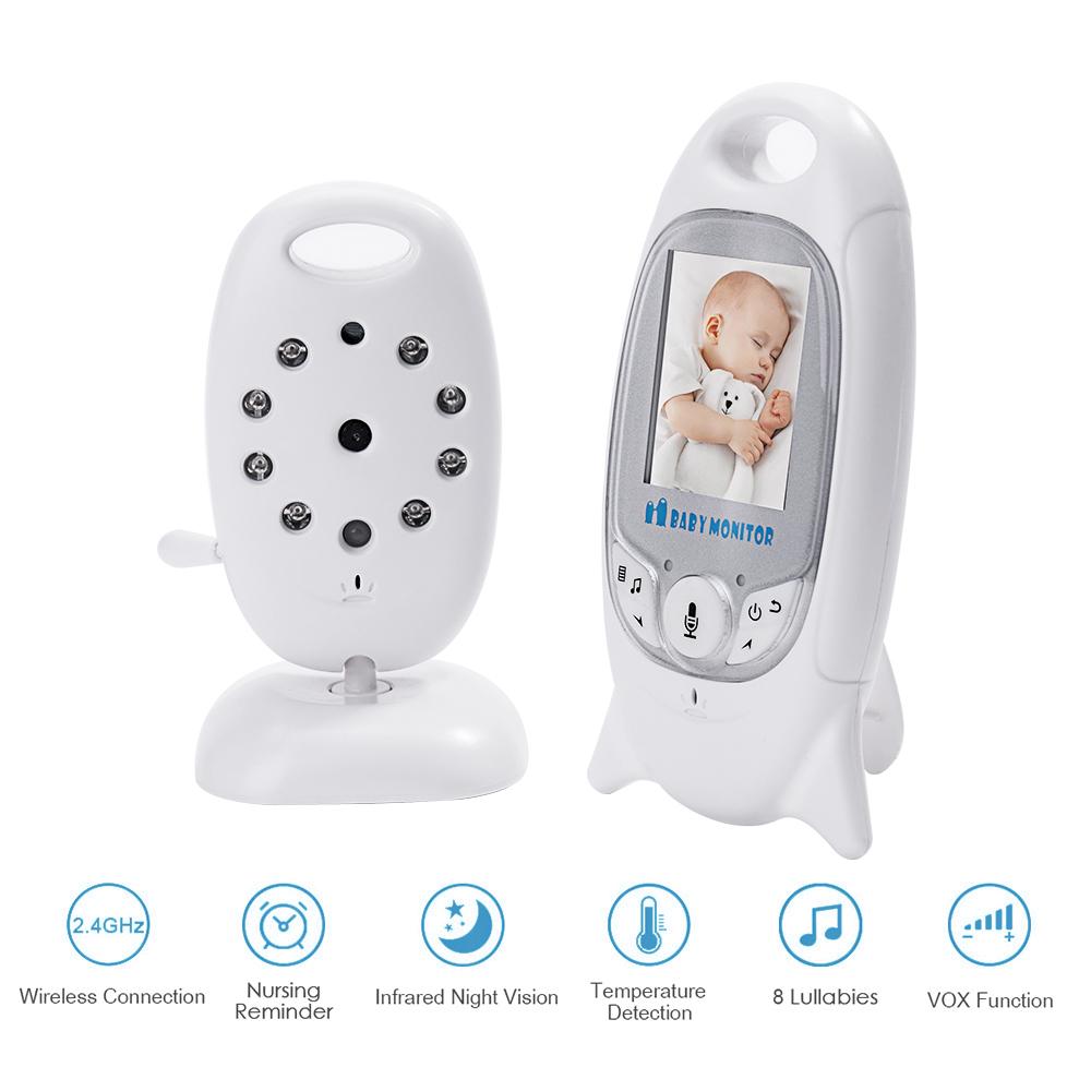 Buy Baby Monitor 2'' Color Lcd 2.4g Two-Way Audio Talk Temperature ...