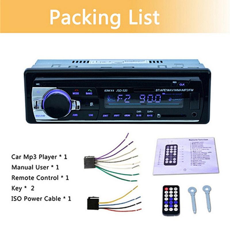 Buy 1PC Latest Audio Music MP3 Player Versatile 12V Car Stereo Radio ...