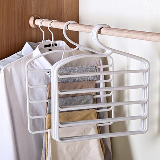 Multi Layer Clothes Hanger Strong Lode Bearing pace Saving Wardrobe ...