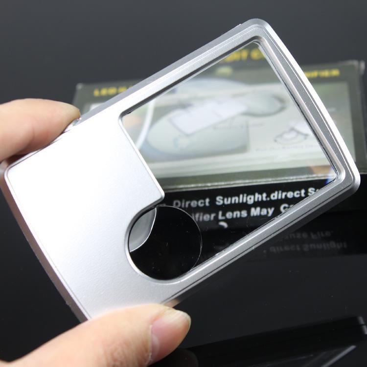 Buy Magnifying Glass Ultra-Thin Portable with LED Light at affordable ...