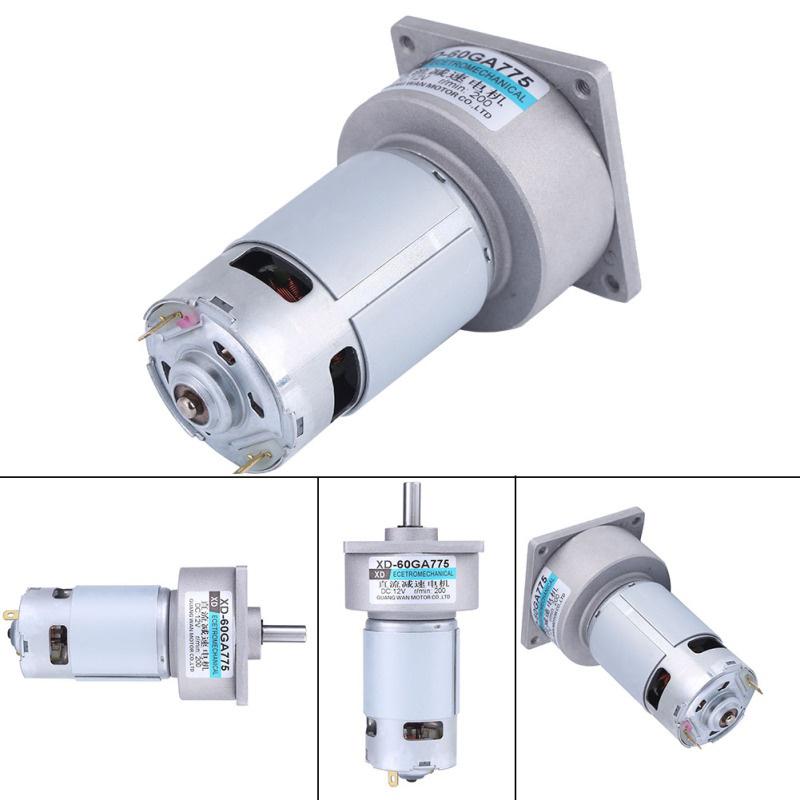 60GA775 DC12V 35W Torque Adjustable Speed Micro DC Geared Motor-buy at ...