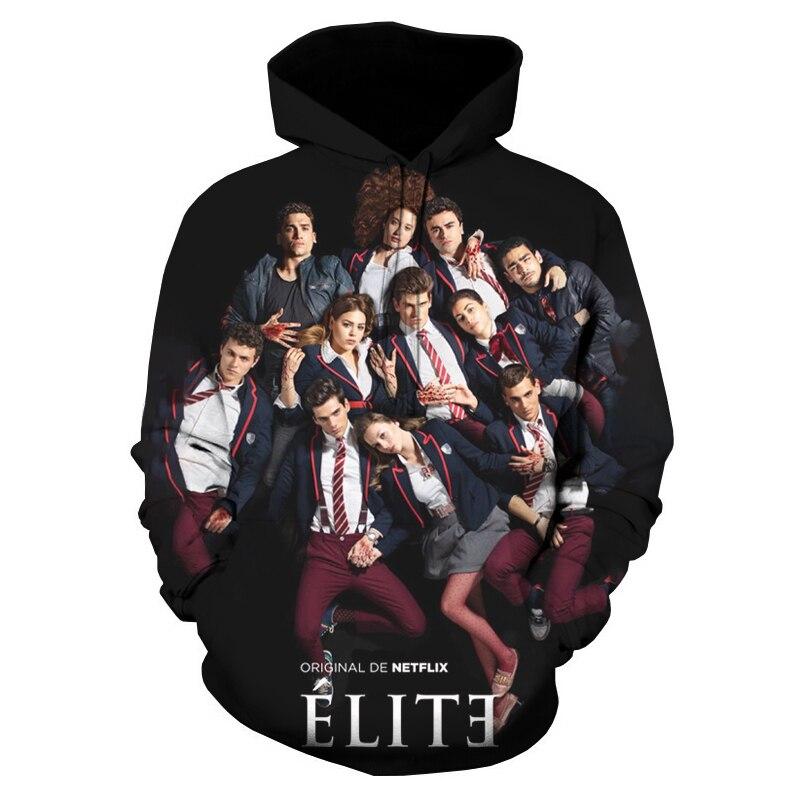 Buy Fashion Tv Series Elite Season 3 Hoodie 3d Print Sweatshirts ...