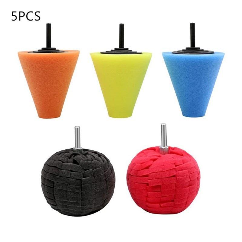 Buy Spherical/Conical Sponge Polishing Ball Drill Polishing Sponge Pads ...