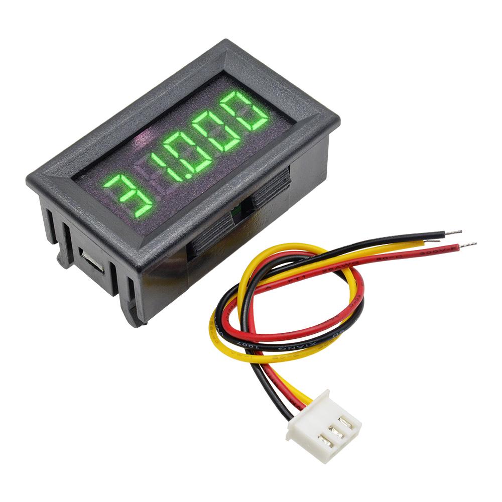 Buy Green 0.36" LED 5 Digit DC 0-33.000V Digital Voltmeter Voltage ...