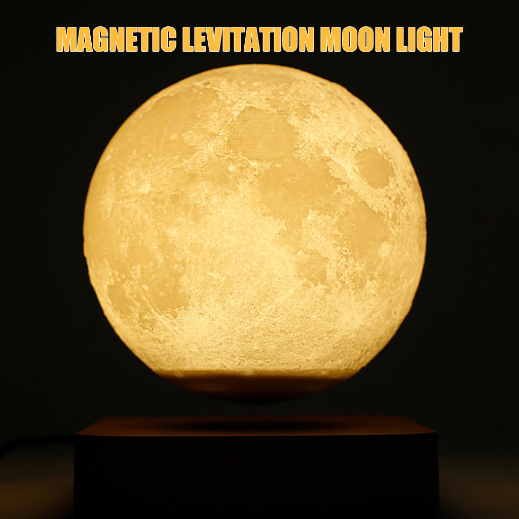 Buy Wireless Transmission Maglev 3D Printing Night Light Rotation ...