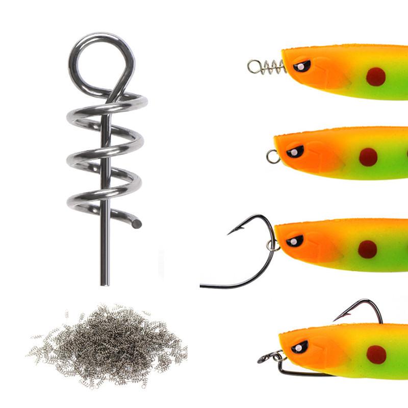 Buy Soft Lure Bait Spring Twist Lock Outdoor Fishing Crank Hook ...