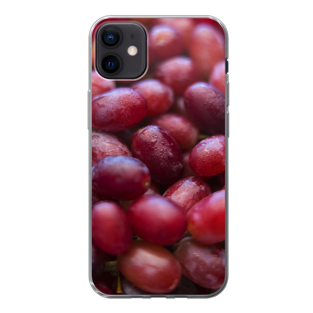 Buy iPhone 12 mini Soft Case - Beautiful red color of the red grapes at ...