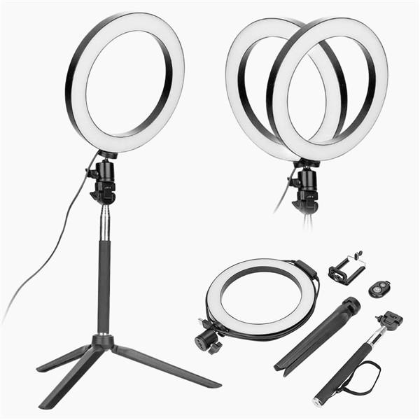 Buy LED Studio Ring Light Photo Video Dimmable Lamp Light Tripod Selfie ...