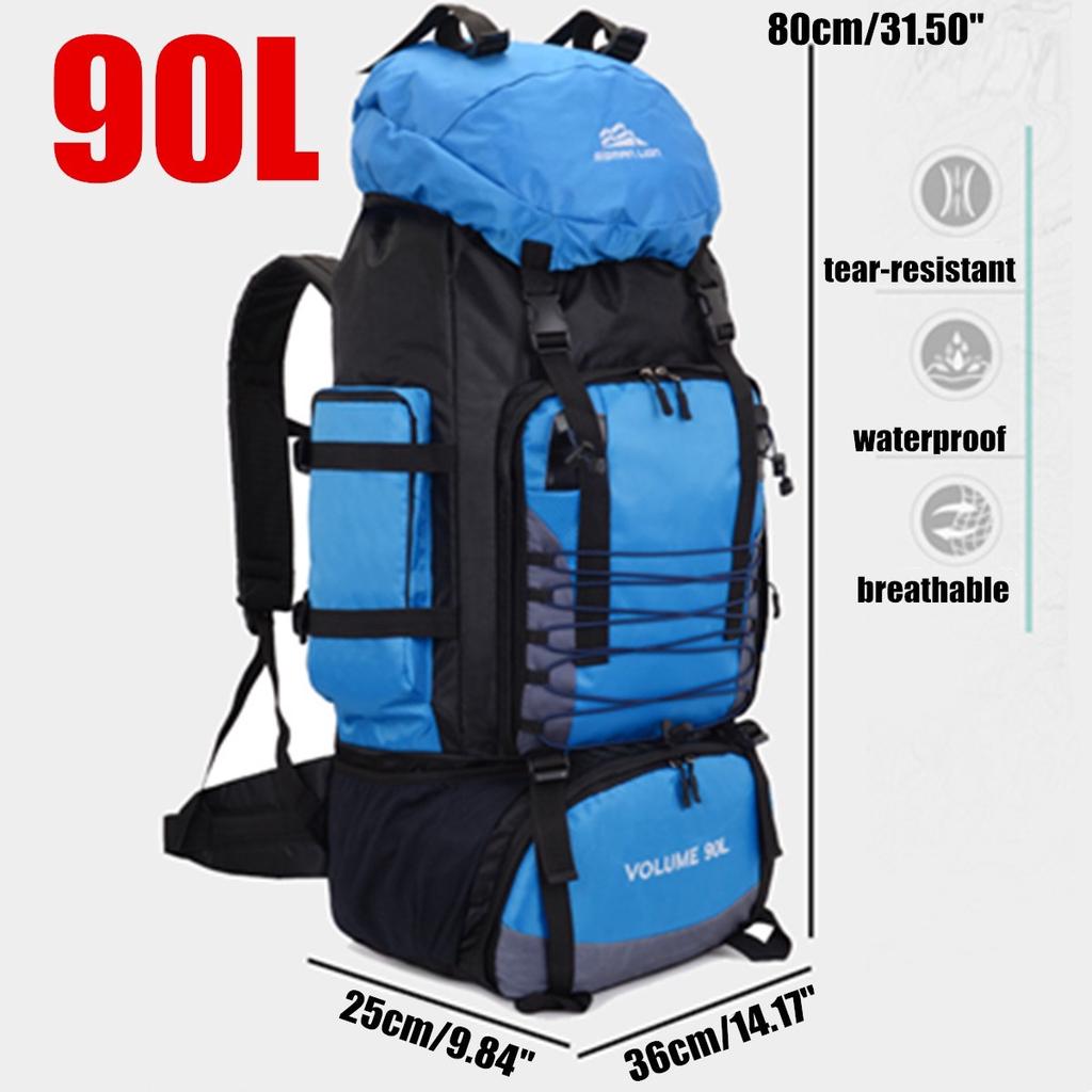 Buy 90L Trekking Rucksack Sporttasche Reiserucksack Reiserucksack ...