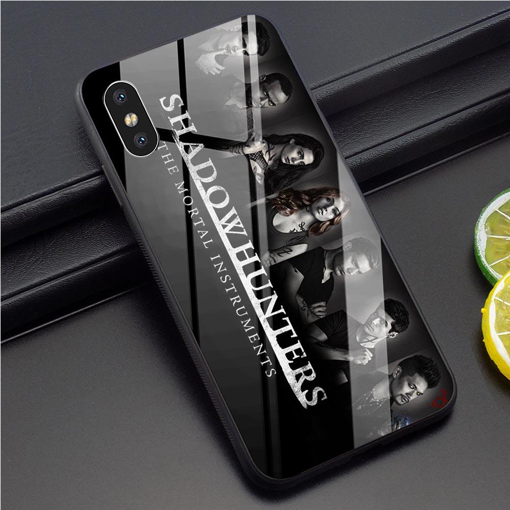 Shadowhunters Cute Glass Phone Case for Samsung A50 Note 8 S7 Edge S8 ...