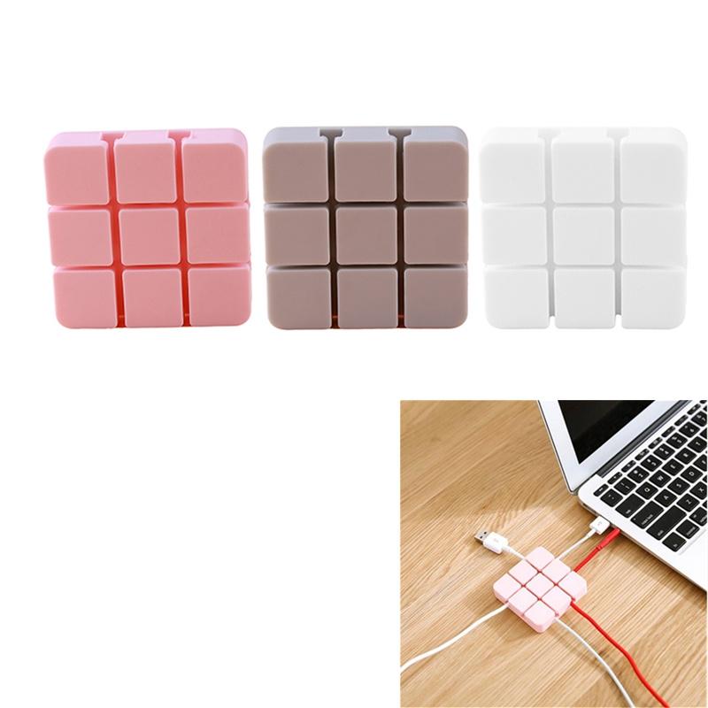 Buy Wire Mesh Rack Storage Desktop Wire Self Adhesive Line Fixer Device ...