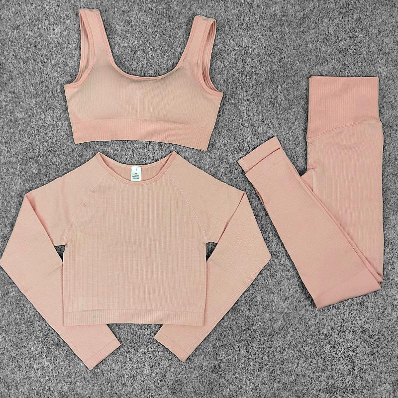 Cheap Women Sportswear Yoga Set Workout Clothes Athletic Wear Sports Gym Legging Seamless ...