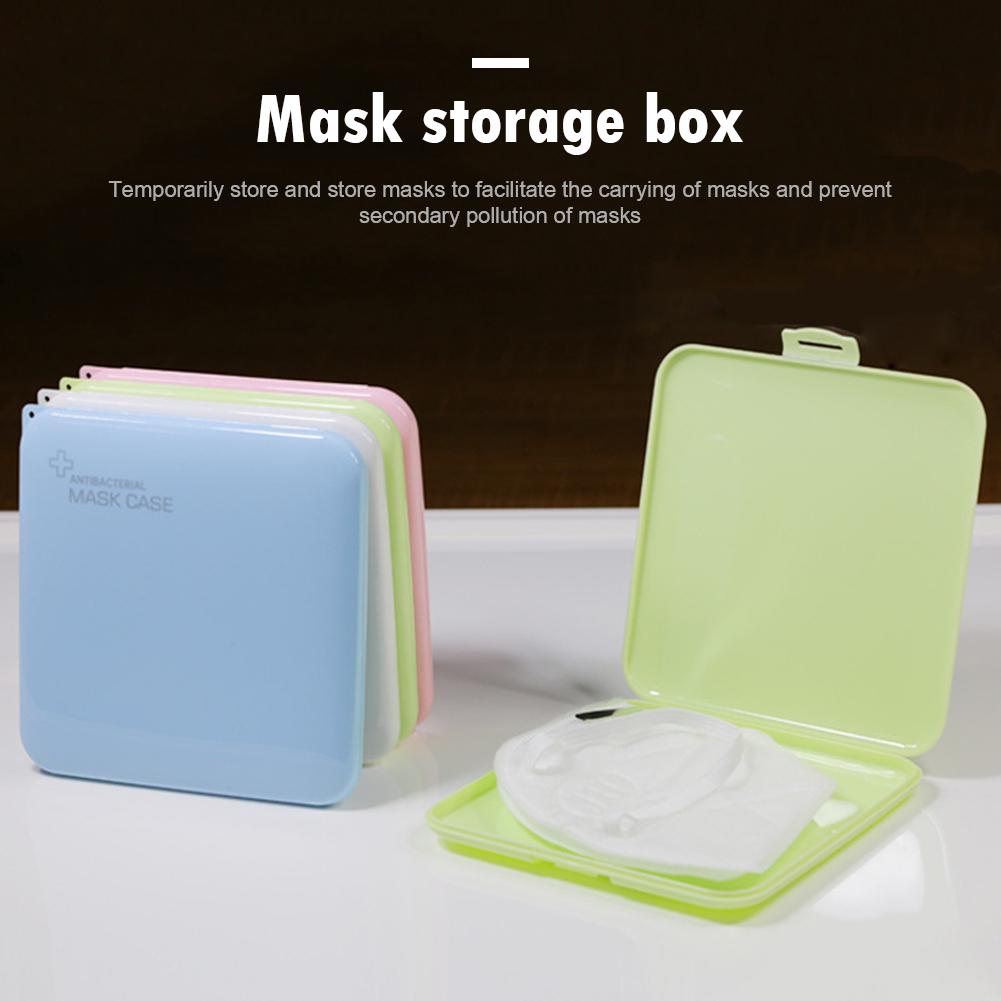 Buy Portable Face Masks Case Cover Anti-dust Mask Storage Box Plastic ...