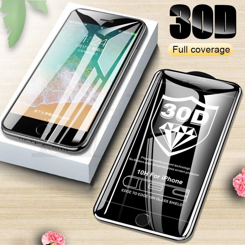 Buy 3D Curved Edge Protective Glass On the For iPhone 7 8 6 6s Plus ...