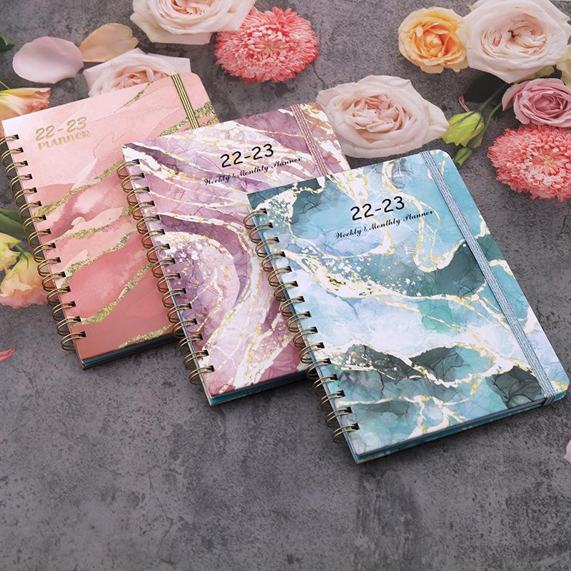 Buy Schedule Book Daily Plan Book Calendar Book A5 Coil Notebook ...